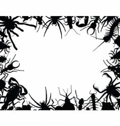 Insect border Royalty Free Vector Image - VectorStock