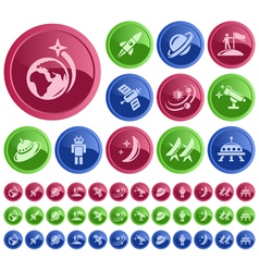 Space buttons Royalty Free Vector Image - VectorStock