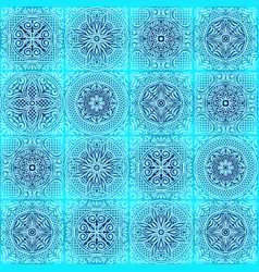Moroccan ceramic tile seamless pattern Royalty Free Vector