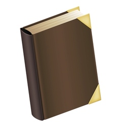 Leather book Royalty Free Vector Image - VectorStock