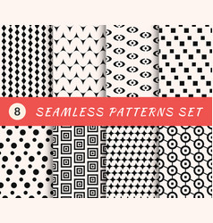 Pattern Set Royalty Free Vector Image - VectorStock