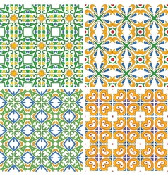 Portuguese tiles set Royalty Free Vector Image