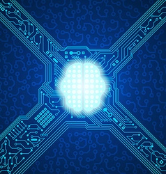 Circle electronic Royalty Free Vector Image - VectorStock