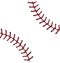 Baseball lace background Royalty Free Vector Image