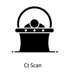 Ct scan Royalty Free Vector Image - VectorStock
