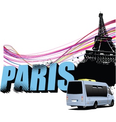 Paris border Royalty Free Vector Image - VectorStock