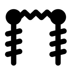 Tesla coils Royalty Free Vector Image - VectorStock