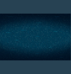 Blue binary computer code background Royalty Free Vector