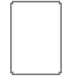 Retro page border Royalty Free Vector Image - VectorStock