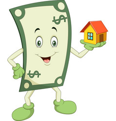 Cartoon money isolated on white background Vector Image
