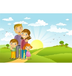 Happy family Royalty Free Vector Image - VectorStock
