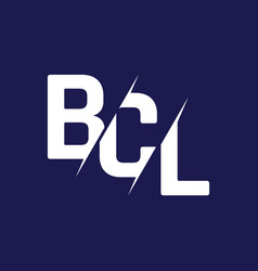 Monogram letters initial logo design bim Vector Image