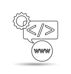 Software programming design Royalty Free Vector Image