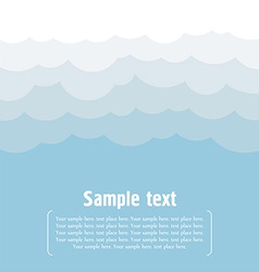 Abstract cloud background Royalty Free Vector Image