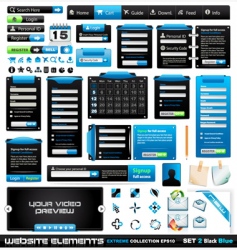 Web design elements Royalty Free Vector Image - VectorStock