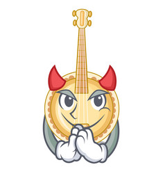 Angry banjo was isolated from the character Vector Image