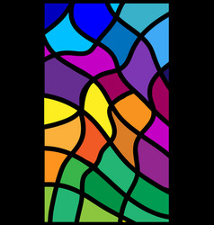 Stained glass window Royalty Free Vector Image