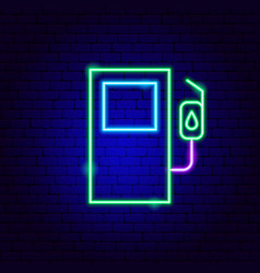 Electro car neon sign Royalty Free Vector Image