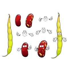 Dry beans isolated Royalty Free Vector Image - VectorStock