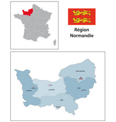 Map with national flag Royalty Free Vector Image