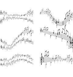 Music notes Royalty Free Vector Image - VectorStock