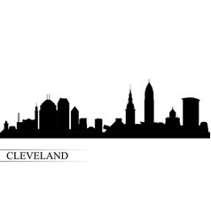 Cleveland Skyline Silhouette Vector Images (over 100)