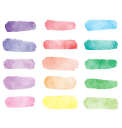 Watercolor paints palette Royalty Free Vector Image