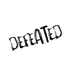 Defeated rubber stamp Royalty Free Vector Image