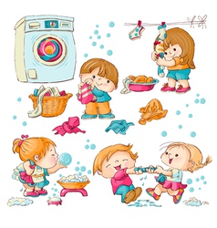 Childrens clothes Royalty Free Vector Image - VectorStock