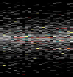 Glitch elements set computer screen error Vector Image