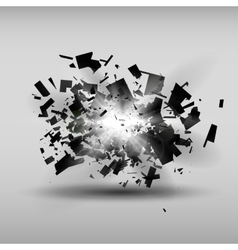 An abstract explosion Royalty Free Vector Image