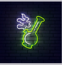 Pet shop neon sign glowing neon light signboard Vector Image