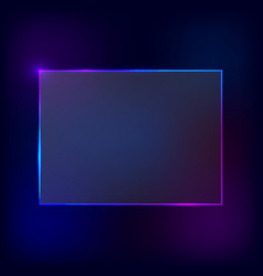 Neon frame Royalty Free Vector Image - VectorStock