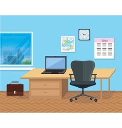 Office room Royalty Free Vector Image - VectorStock