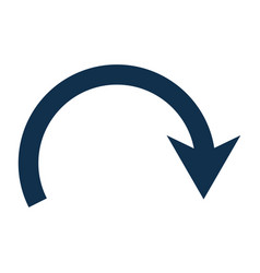 Return arrow symbol Royalty Free Vector Image - VectorStock