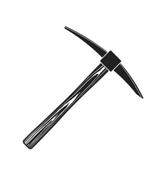 One axe pick Royalty Free Vector Image - VectorStock