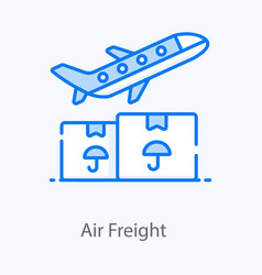 Air freight Royalty Free Vector Image - VectorStock