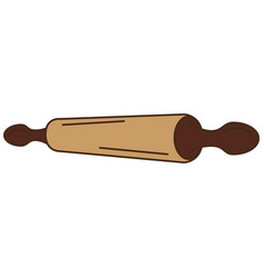 Bakery roller isolated icon Royalty Free Vector Image