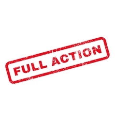 Action text rubber stamp Royalty Free Vector Image