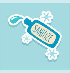 Hygienic label or sticker Royalty Free Vector Image