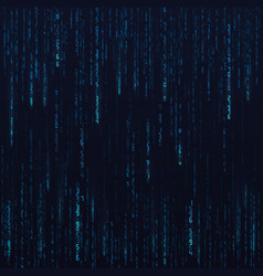 Hex code stream random hexadecimal code cyber Vector Image
