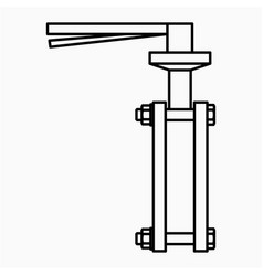 Gate valve icon Royalty Free Vector Image - VectorStock