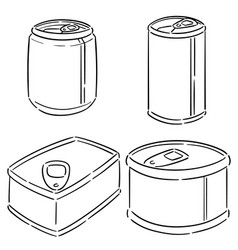 Can Royalty Free Vector Image - VectorStock