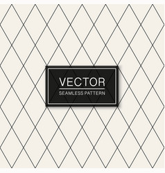 Vintage rhombus seamless pattern Royalty Free Vector Image