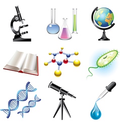 Science horizontal background Royalty Free Vector Image