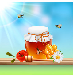 Honey colored background Royalty Free Vector Image