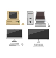 Old computer Royalty Free Vector Image - VectorStock