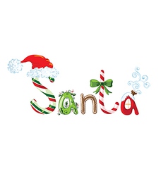 Merry christmas text Royalty Free Vector Image
