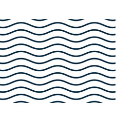 Wavy smooth lines pattern background Royalty Free Vector