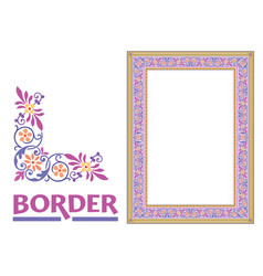 Decorative framework borders Royalty Free Vector Image